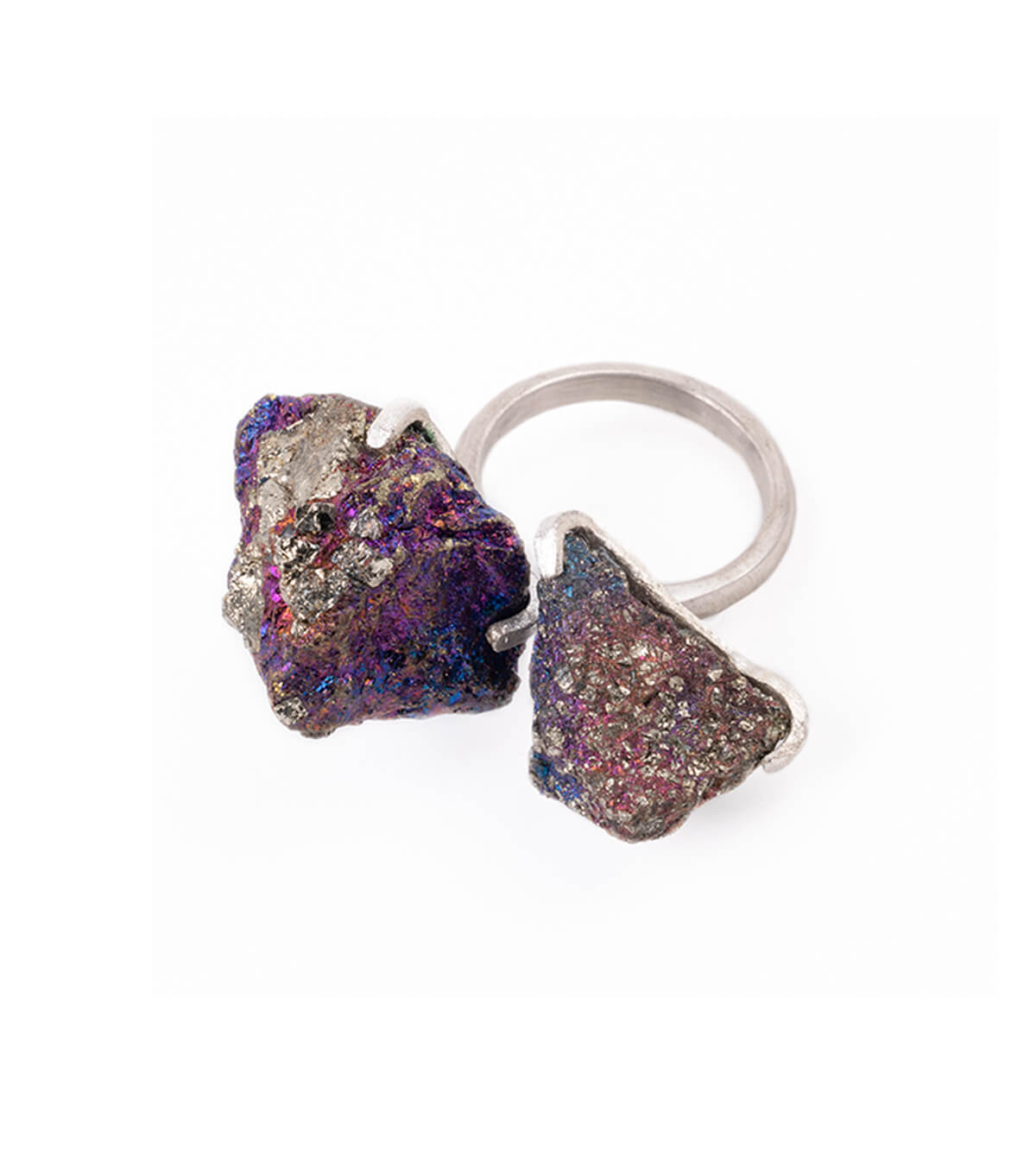 Buy Double Chalcopyrite Ring | AMAMINERALI